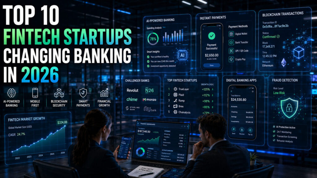 Top 10 Fintech Startups Disrupting Banking in 2026